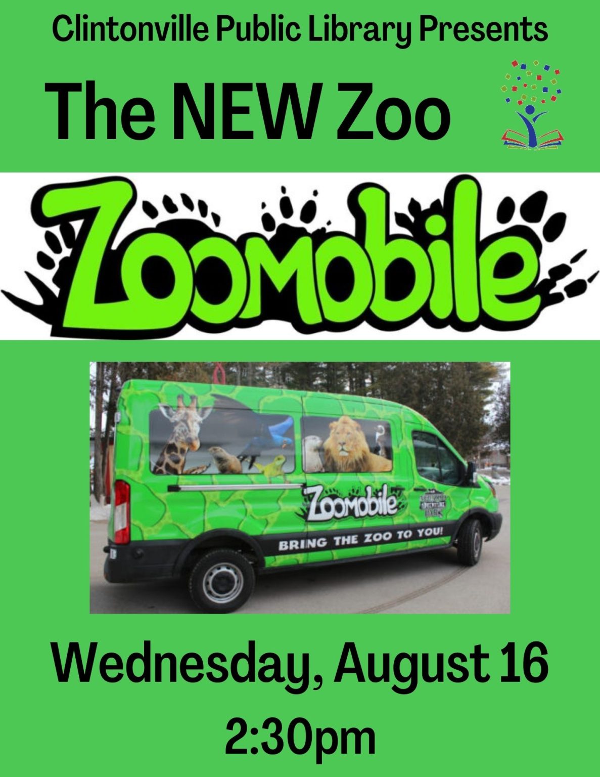 Zoomobile at the Library – Clintonville Public Library
