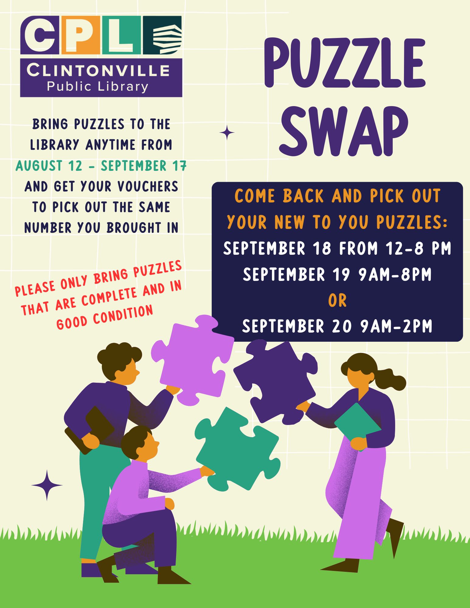 Puzzle Swap – Clintonville Public Library